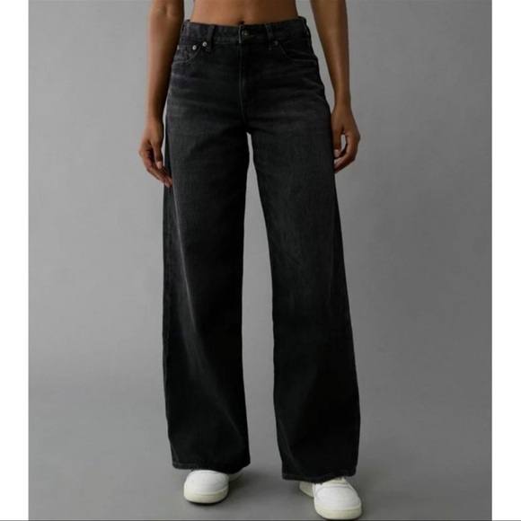 American Eagle Outfitters Jeans Nwt Ae Super High Rise Ultra Wide